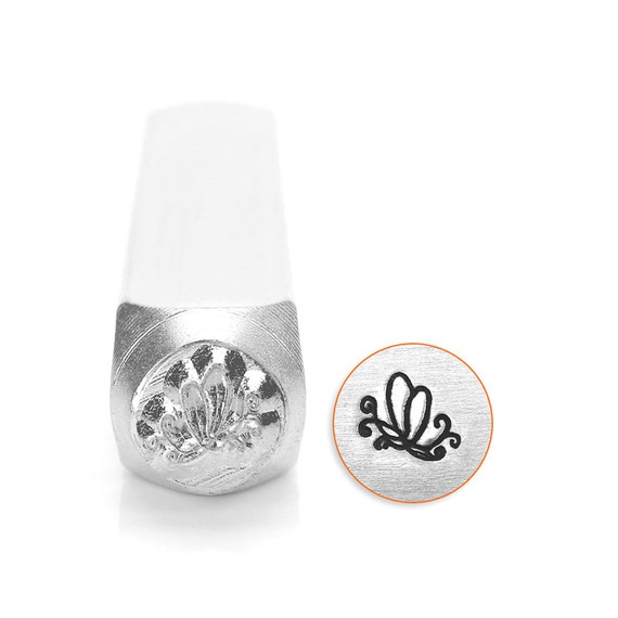 Metal Stamps Impressart 6mm Butterfly Swirl Design Stamp Save | Etsy