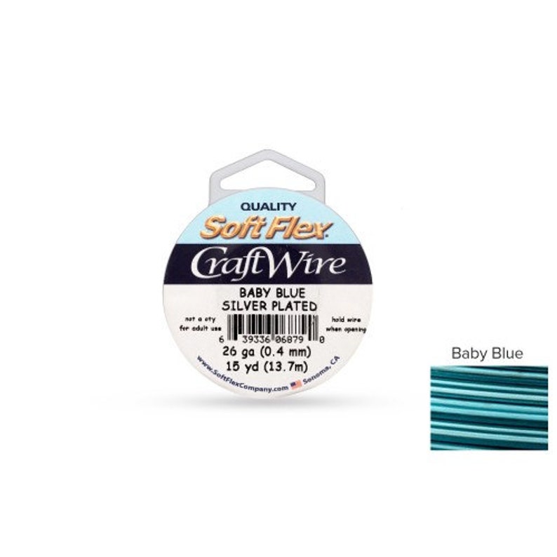 Craft Wire Soft Flex 26gauge Baby Blue 15yards 1 Spool Save - Etsy