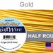 Craft Wire Soft Flex 21gauge Silver Plated Gold 4yards 1 Spool HALF ...