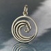 Sterling Silver Curled Wave Charm 21x15mm 1pc Wholesale Price 13284/1 ...