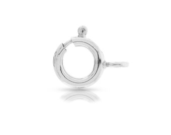 925 Sterling Silver Oxidized Spring Ring Clasp 925 Silver - Etsy