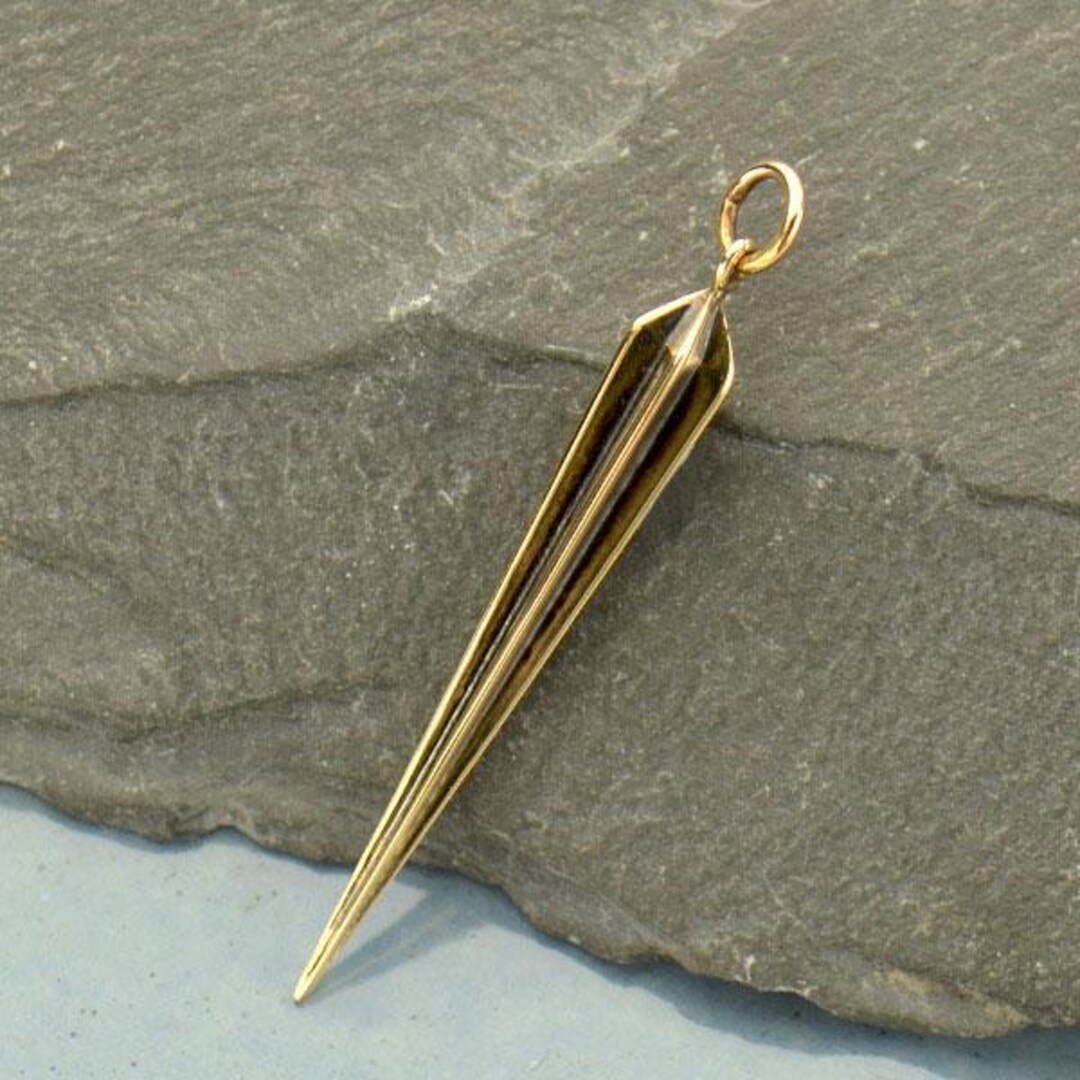 Bronze Large Ridged Star Spike Charm 41x4mm -1pc (5597)/1 - Etsy