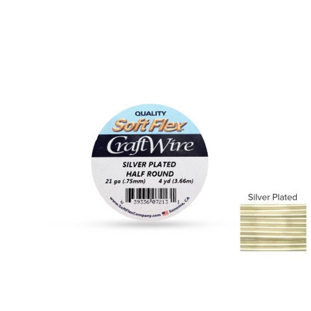 Craft Wire Soft Flex 21gauge Non Tarnish Silver Plated Wire 4yards 1 ...