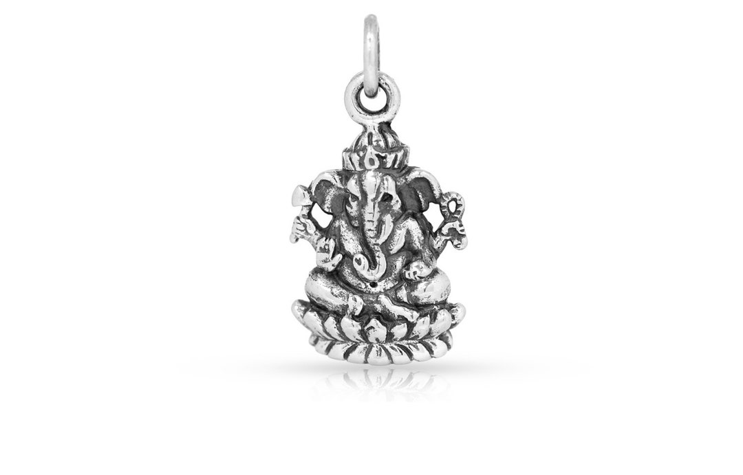 Sterling Silver 20x10mm Ganesh Charm 1pc 15% Discounted Wholesale Price ...