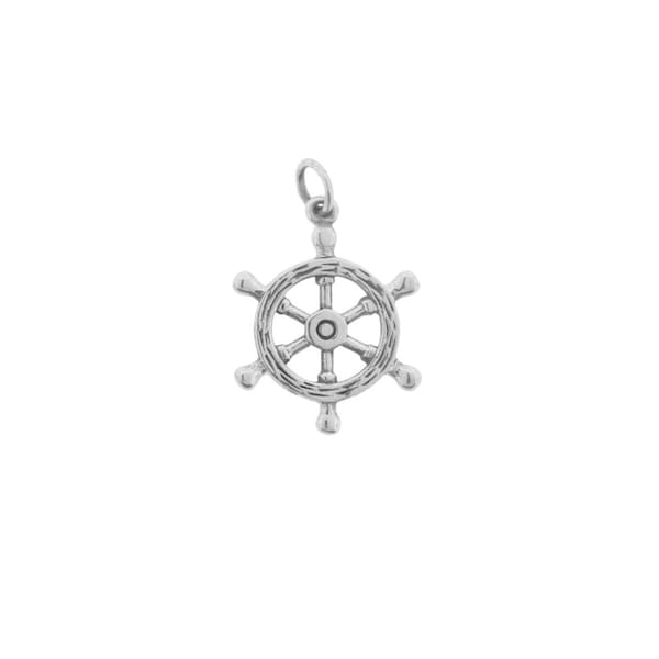 Ship Wheel Charm - Etsy