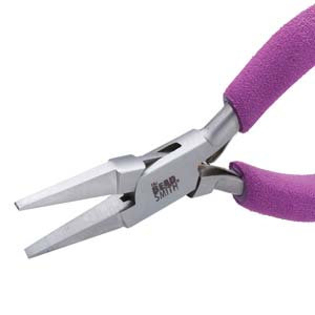 Flat Nose Pliers W/foam Grip Wire Work Plier 3.6mm Narrow - Etsy