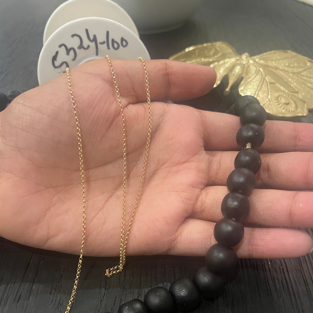 Chain, Heavy Rolo Chain, 14kt Gold Filled, 1.2mm 20ft Strong and Heavy ...