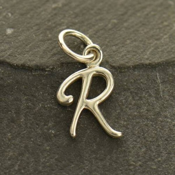 Letter R Charm - Etsy