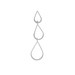 Sterling Silver Three Tear Drops Link 1pc High Quality Wholesale Price ...