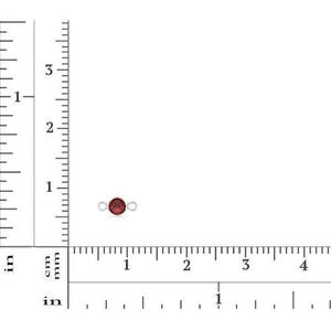 Sterling Silver 3mm Ruby 3A CZ Bezel Connector - 4 Pcs Wholesale Price ...