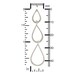 Sterling Silver Three Tear Drops Link 1pc High Quality Wholesale Price ...