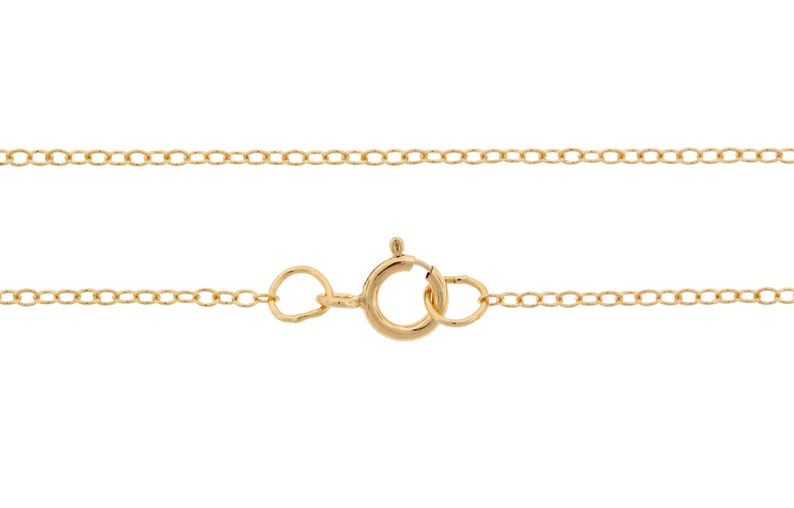 Finished Chains With Spring Ring Clasp 14kt Gold Filled - Etsy