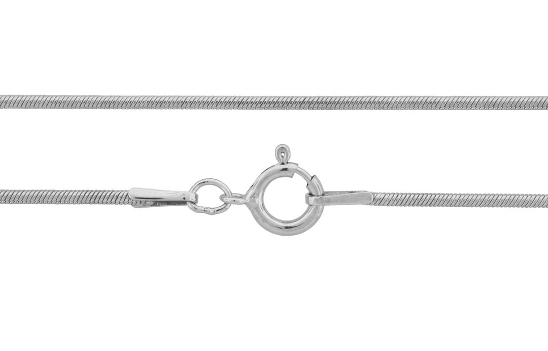 Sterling Silver 1mm 20 Inch Snake Chain 1pc 15% Discounted Price 3319/1 ...
