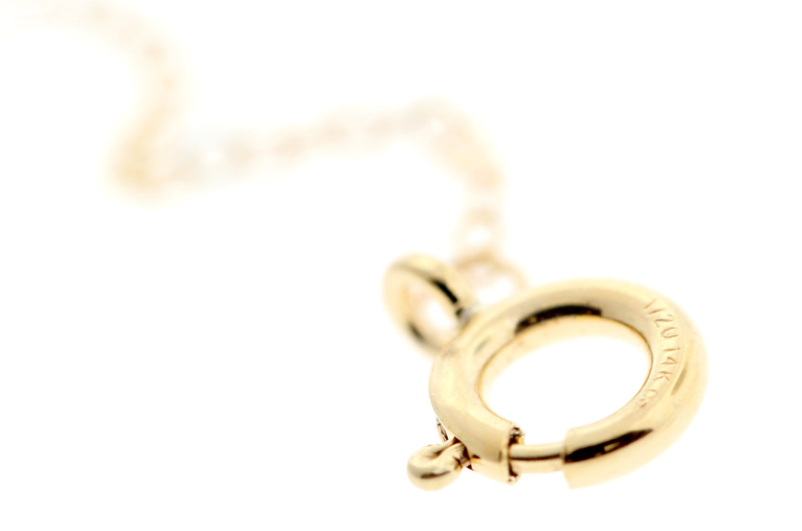 Chains Flat Cable Chain With Spring Ring Clasp 14kt Gold - Etsy