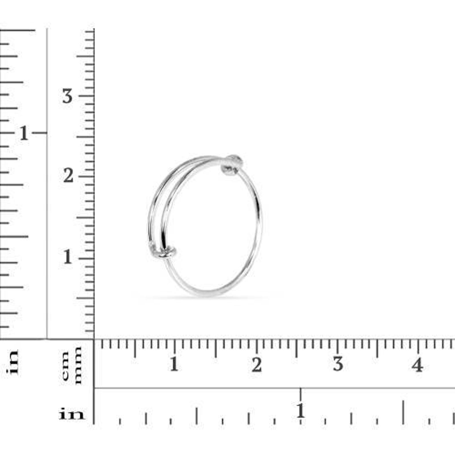 Sterling Silver 1mm Adjustable Ring Size 5 7 1 Pc - Etsy