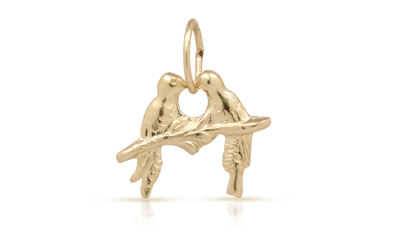 14kt Gold Filled 8.8x10mm Love Birds Charm With 5mm Closed - Etsy