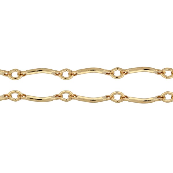 Curved Bar Chain - Etsy