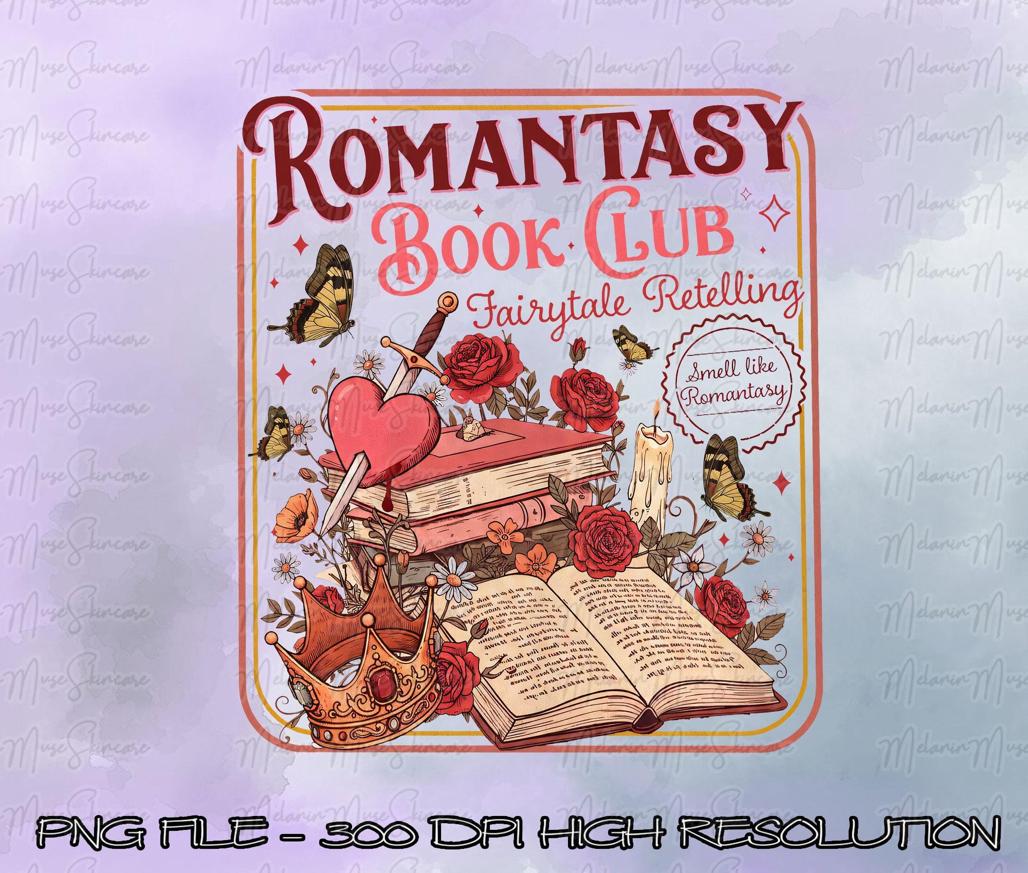 Fantasy Readers Book Club Digital Download PNG, Dragons Fantasy Reader ...