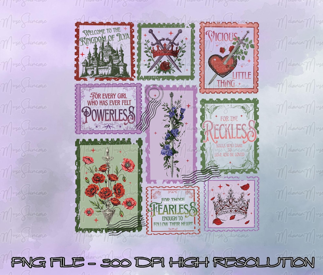 Powerless Series Stamps PNG Designs, Kai Azer I Love You, Bookish Gift ...