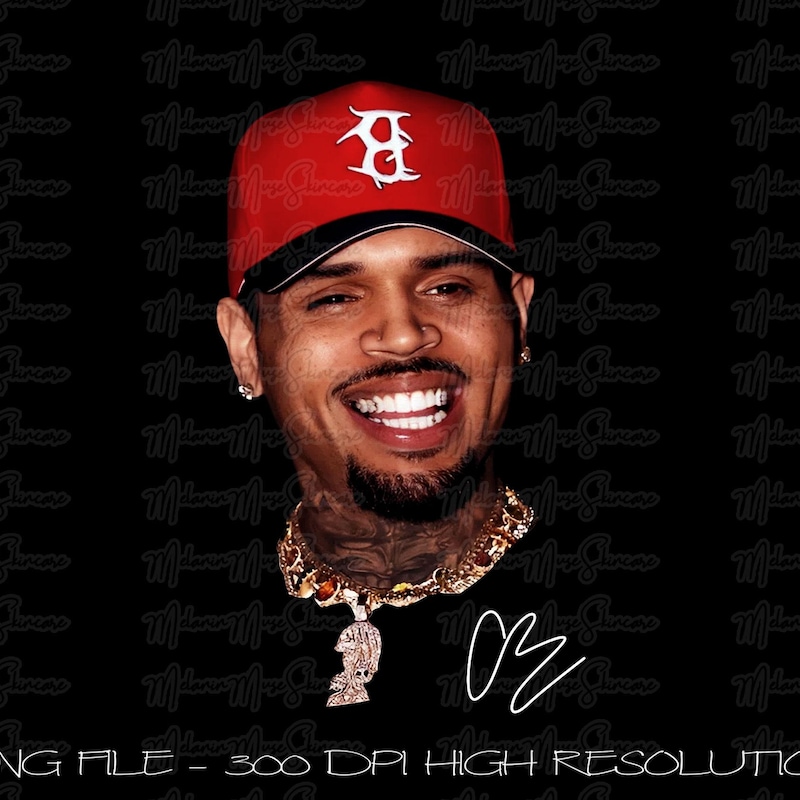 Chris Brown Signature Png - Etsy