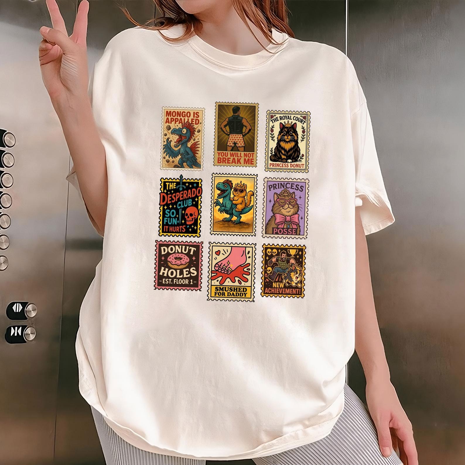 Vintage 90s Dungeon Crawler Carl PNG, Princess Donut Vintage Stamp ...