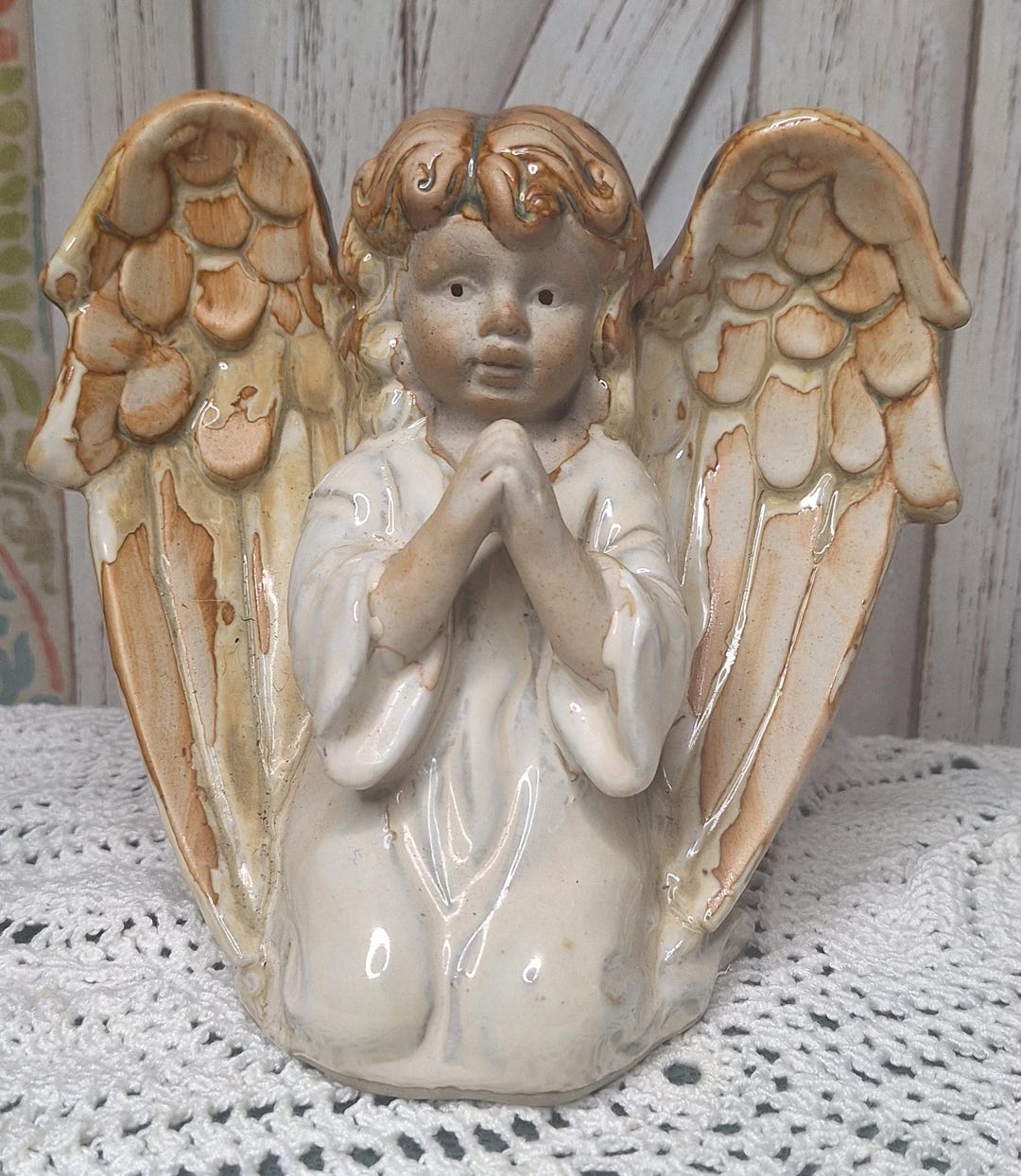 Clay Praying Angle Pottery. - Etsy