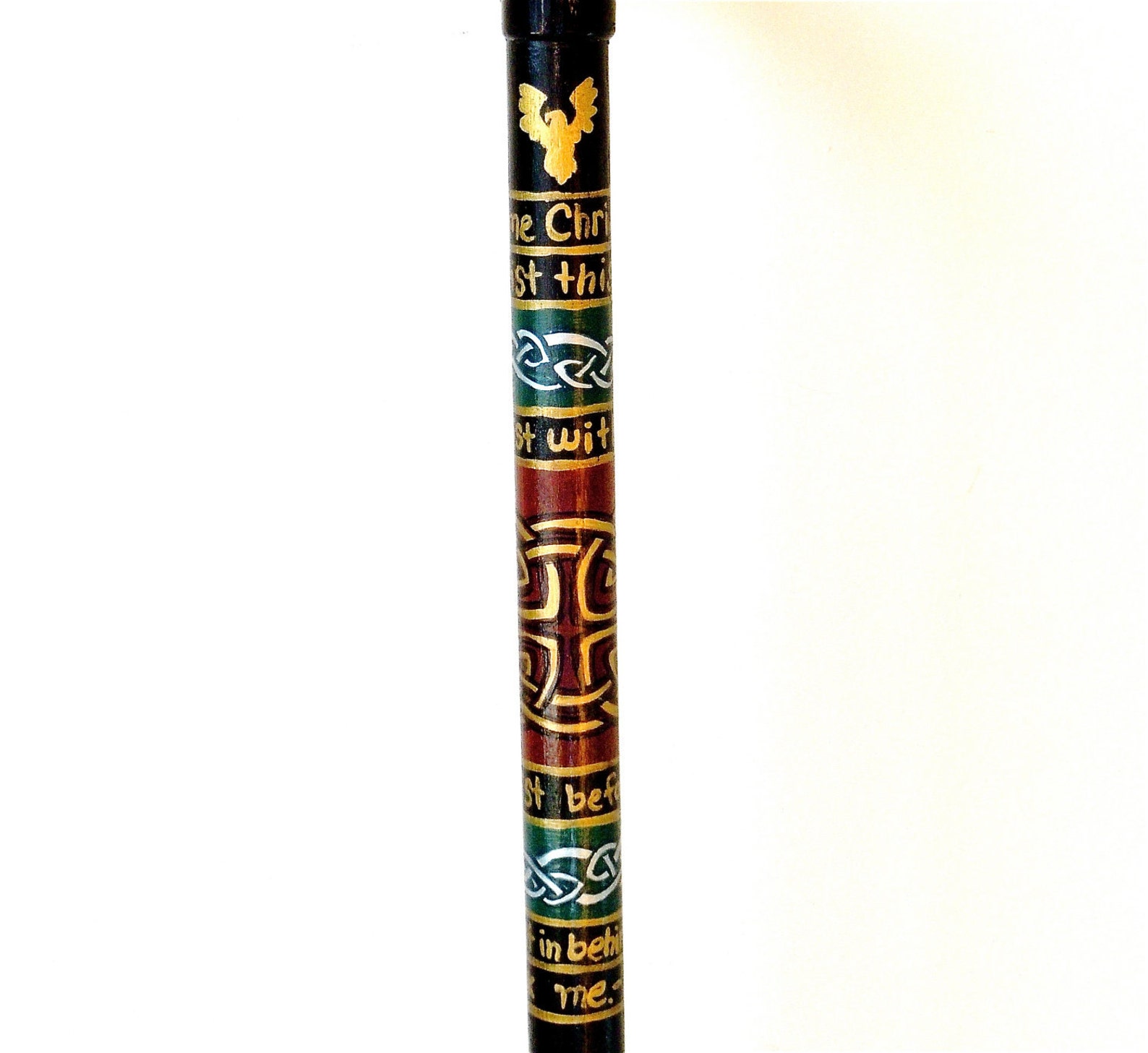 Personalized Celtic Knot Work Cane Walking Stick Hiking Stick Walking ...