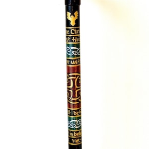 Personalized Celtic Knot Work Cane Walking Stick Hiking Stick Walking ...