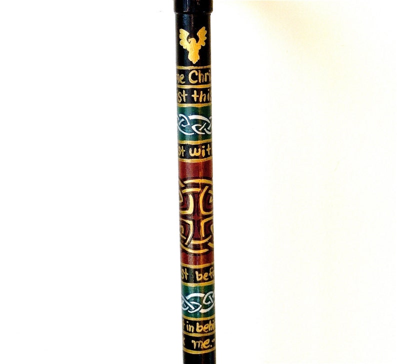 Personalized Celtic Knot Work Cane Walking Stick Hiking Stick Walking ...