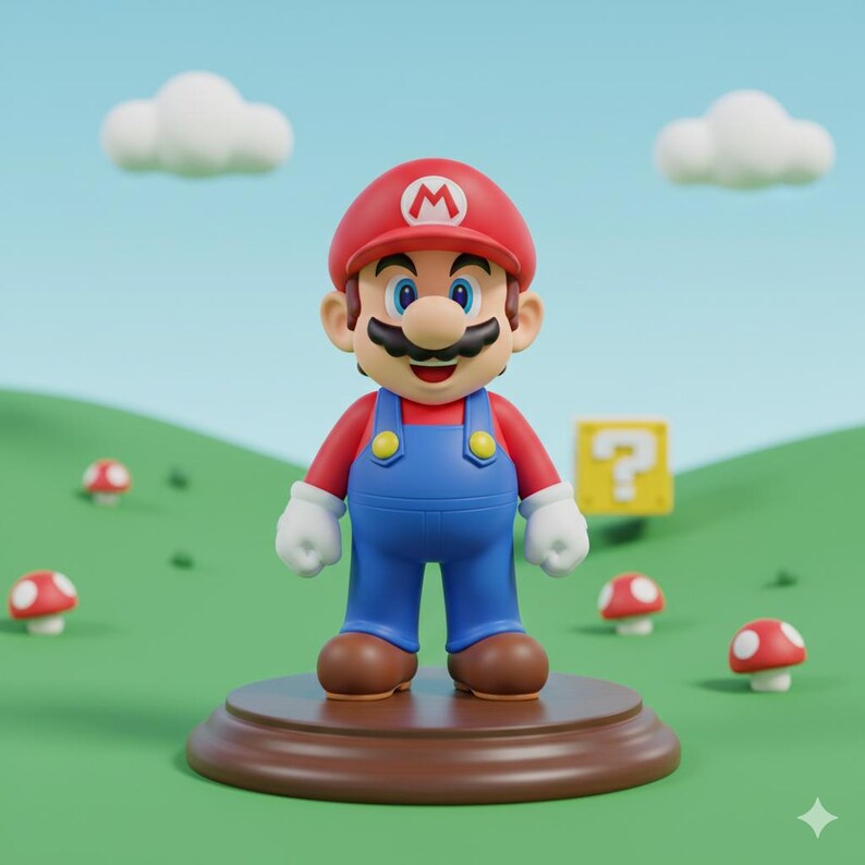 3D SUPER MARİO STL - Etsy