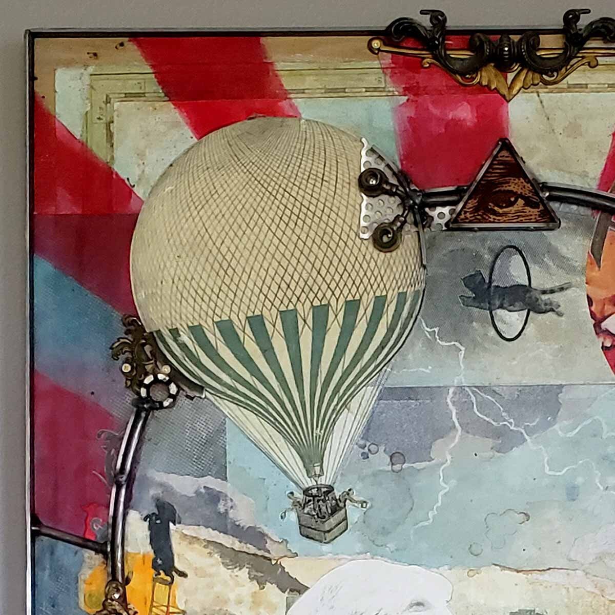 The Extravagaza Brandon Minga custom mixed media collage | Etsy