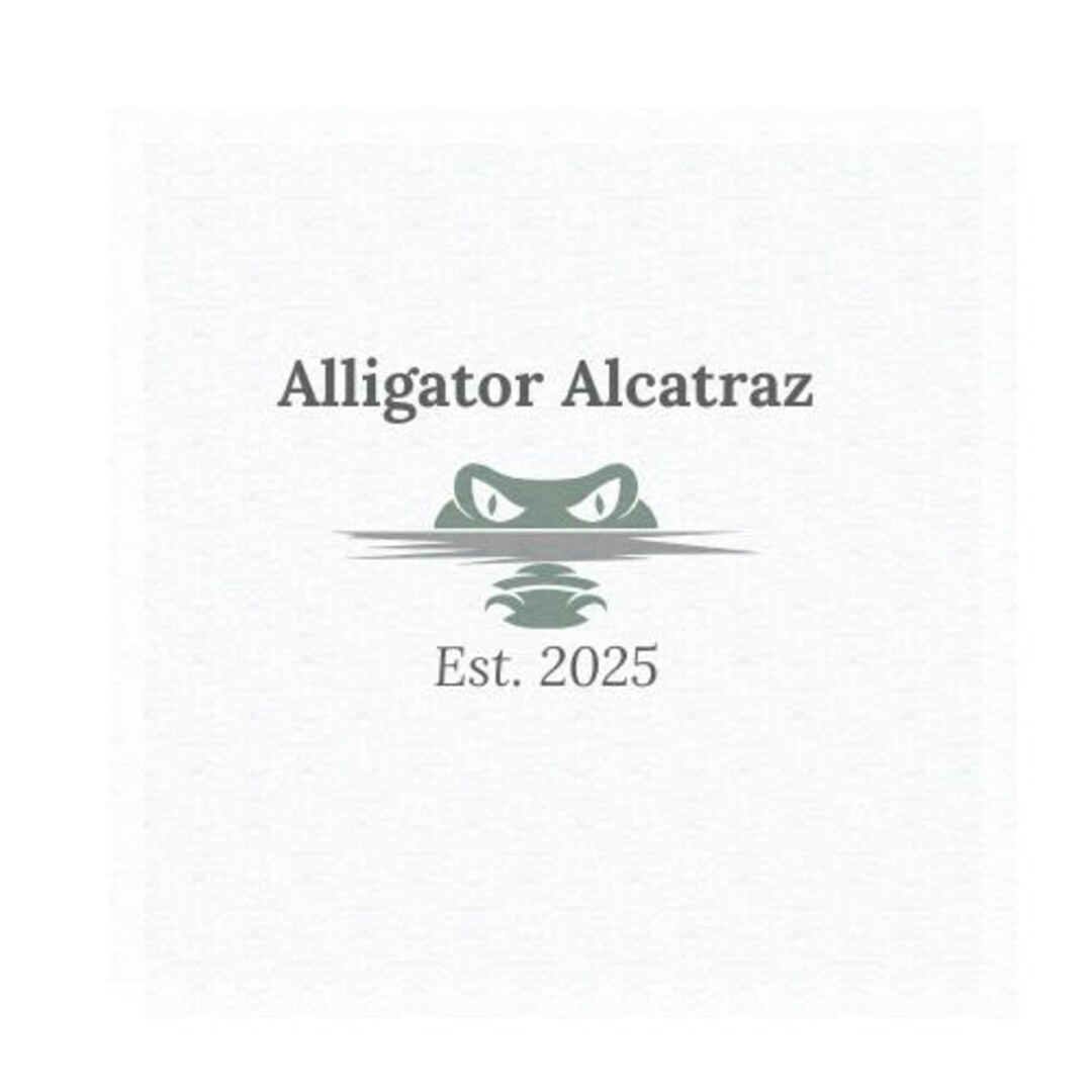 Alligator Alcatraz Svg - Etsy