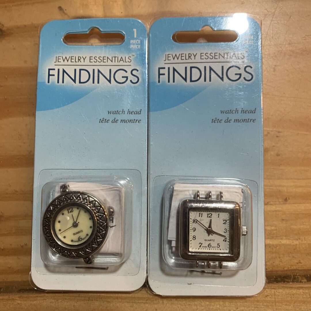 Jewelry Essentials Findings Watch Heads 2 Pk - Etsy