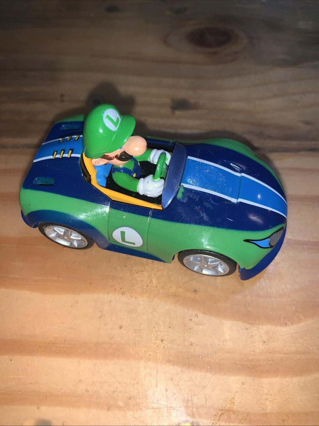Mario Brothers Mario Kart Luigi Pull Back Speed Toy Racecar Racecar ...