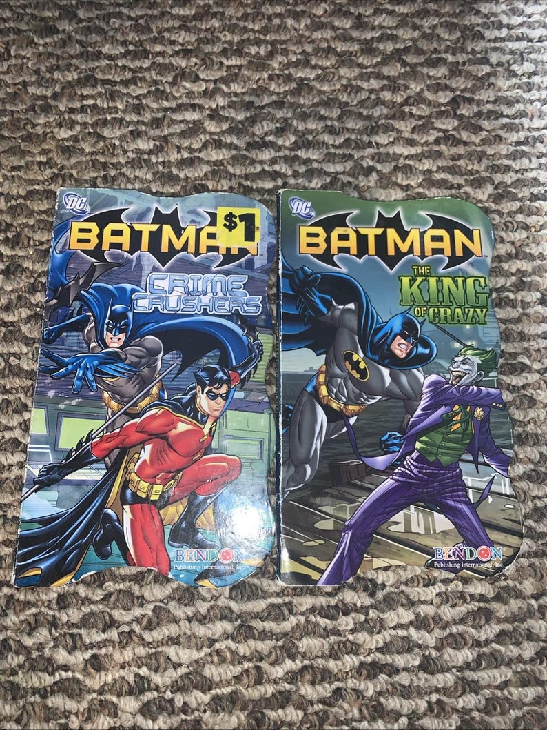 Shape Book Batman the King of Crazy & Crime Crushers 2010 Dc Bendon ...