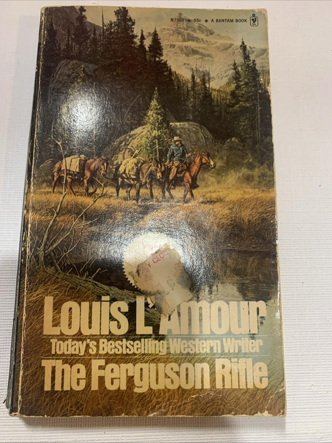 The Ferguson Rifle Louis L'amour N7568 a Bantam Book Vintage Paperback ...