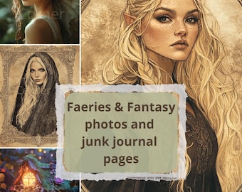 Urban Fairycore Fantasy Digital Download Junk Journal Grimoire Ephemera ...