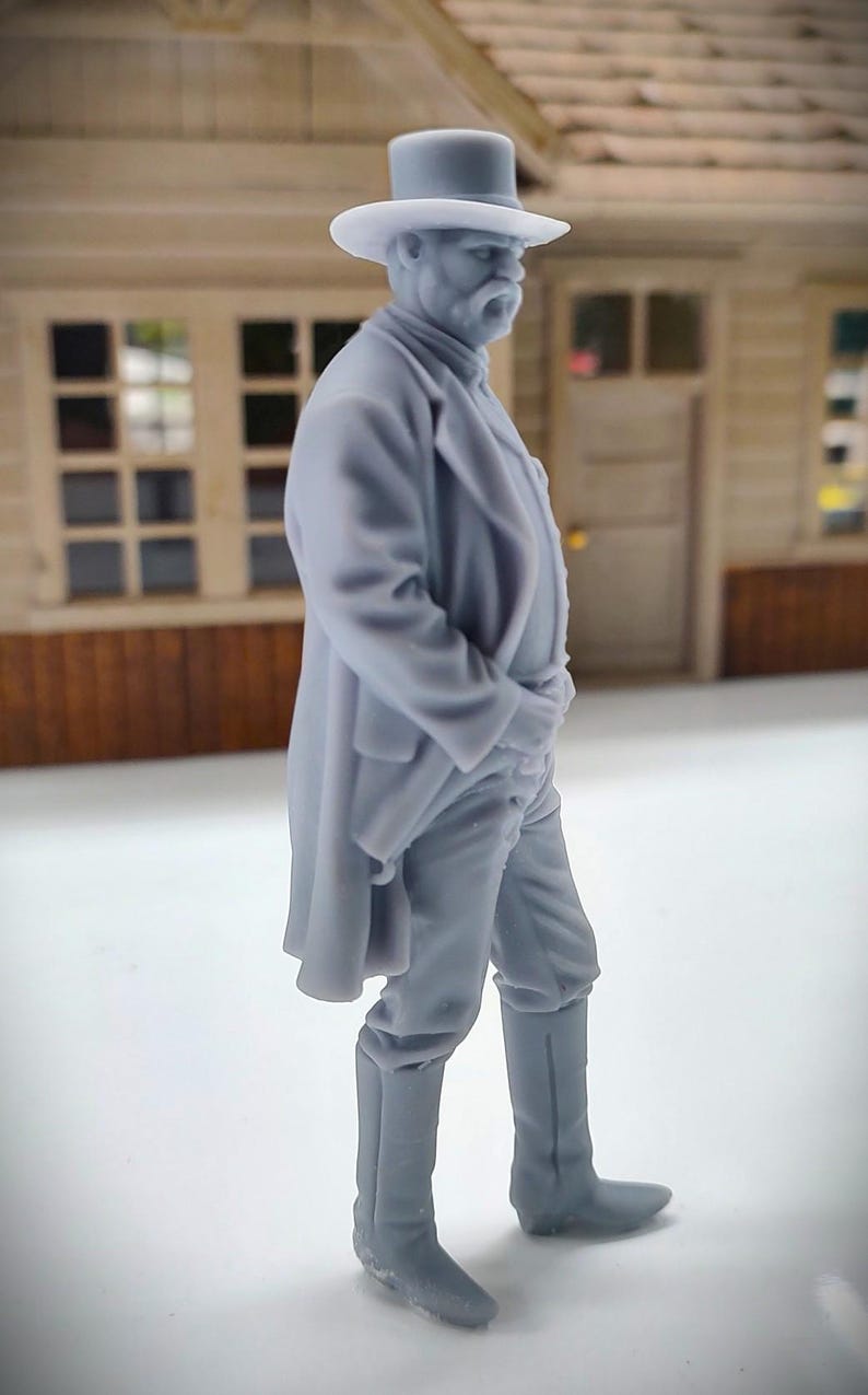 Sherriff Roscoe From the Old West, Unpainted - Etsy