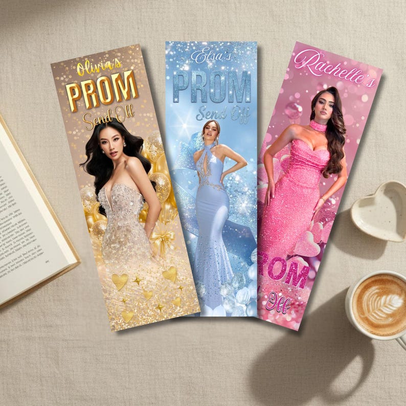 Editable Prom Send off Banner Canva, Class of 2026 Graduation Backdrop ...