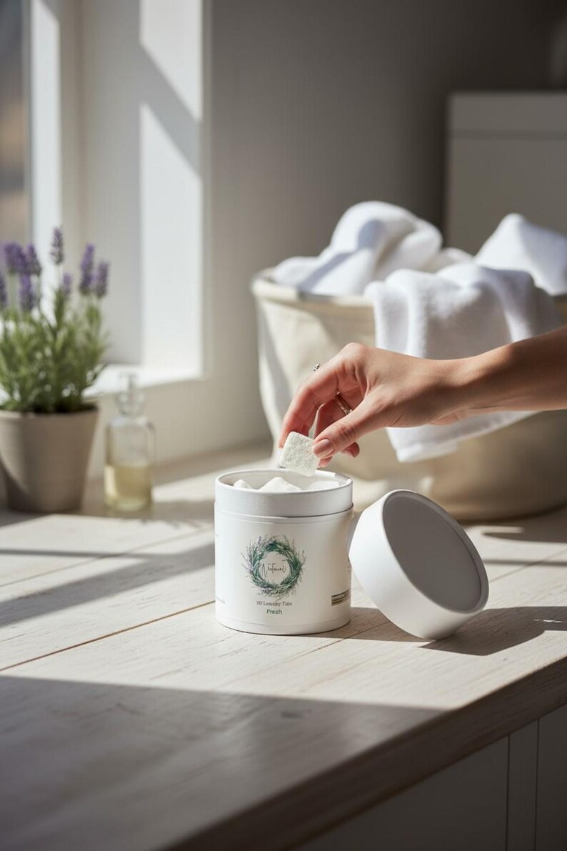 Laundry Tabs, Borax Free Detergent, Natural Laundry Pods Zero Waste ...