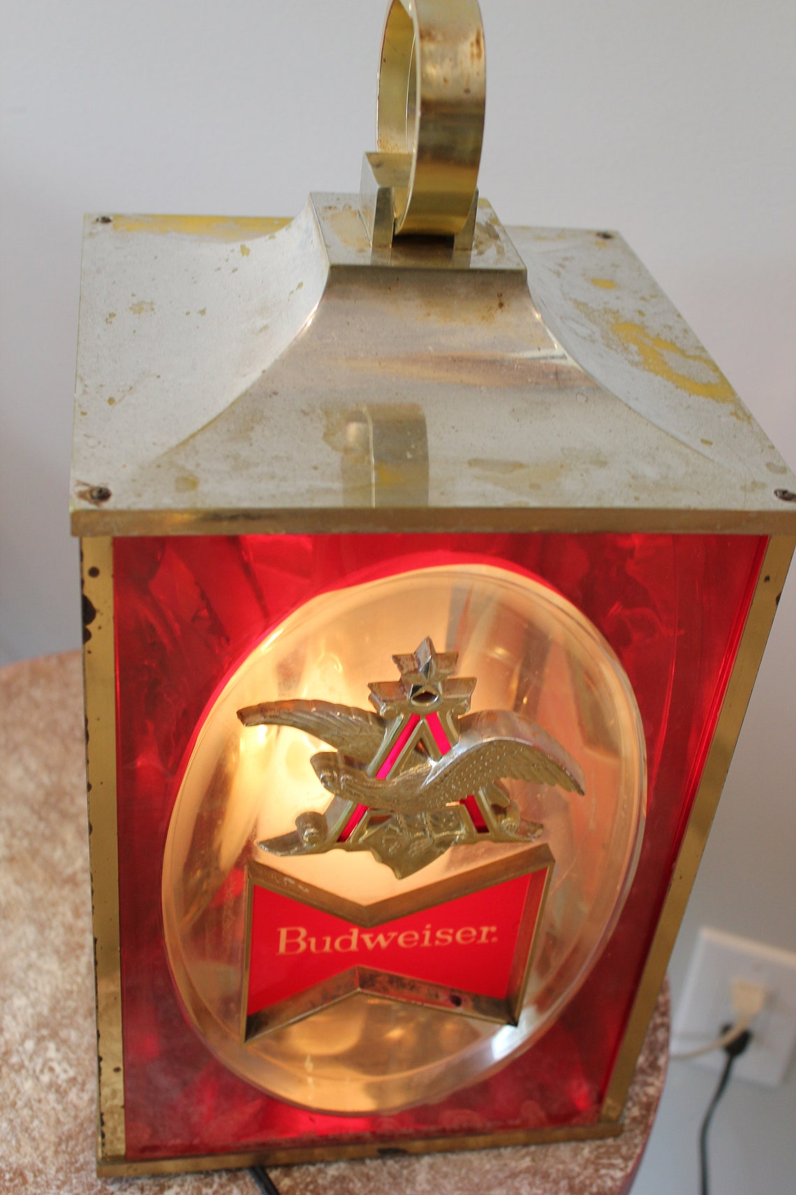 Budweiser Anheuser-Busch Beer Light Hanging Light 1968 | Etsy