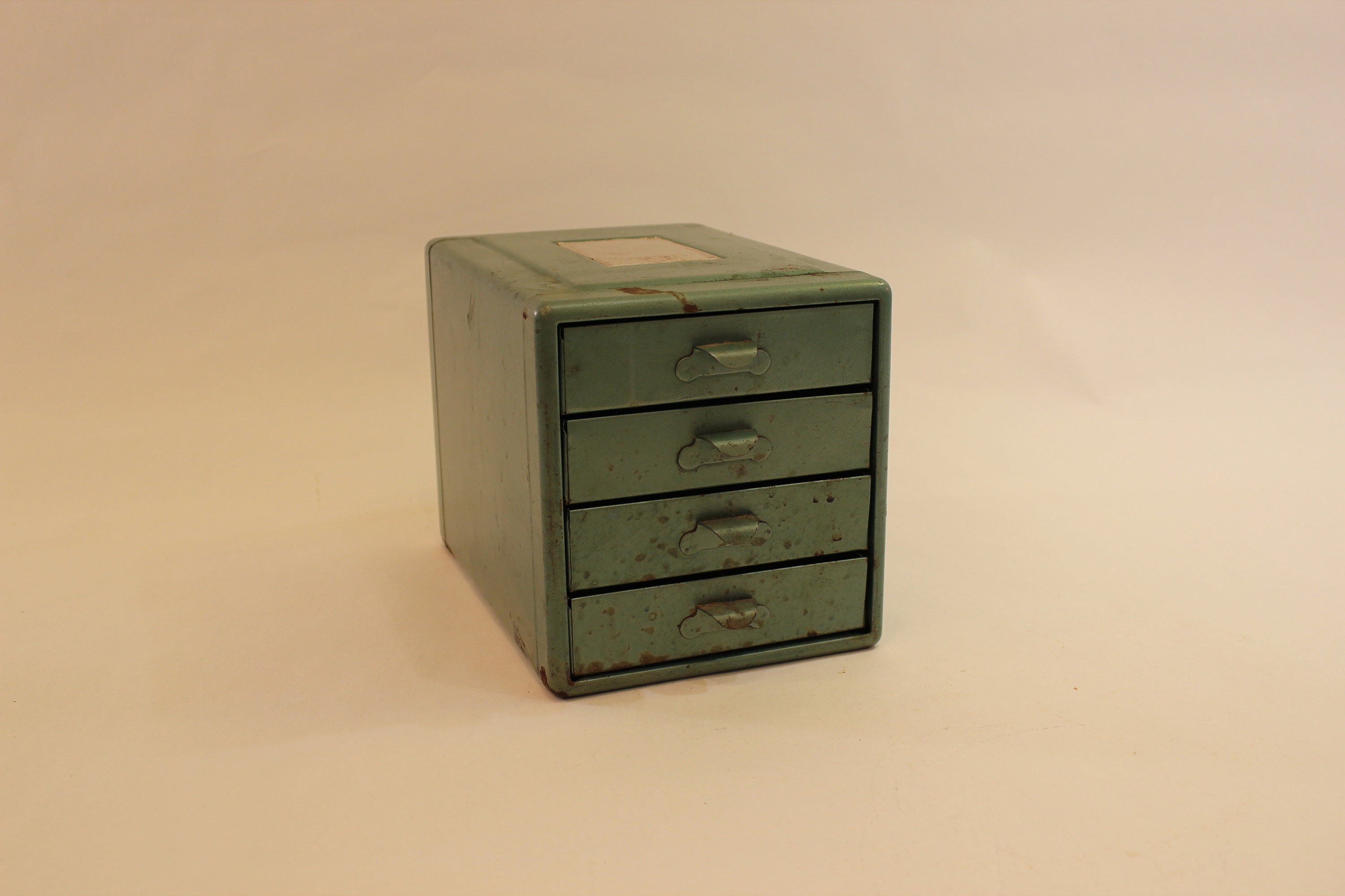 Metal Box, Green, File A Way Chest, Metal, Drawers, Storage ...