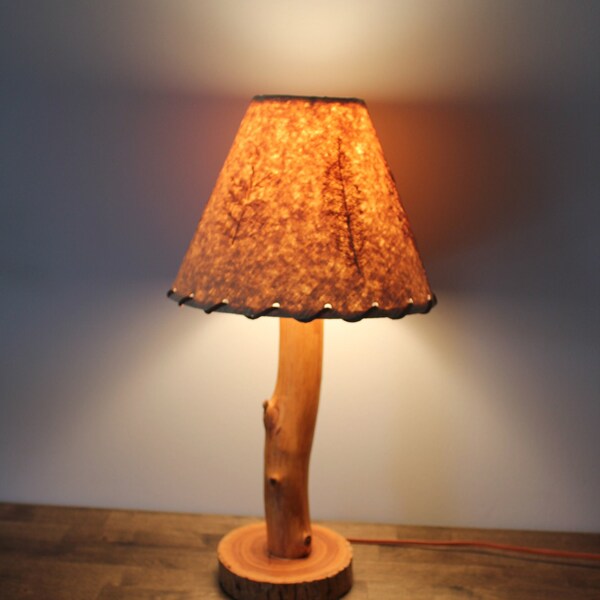 Rustic Log Lamps - Etsy