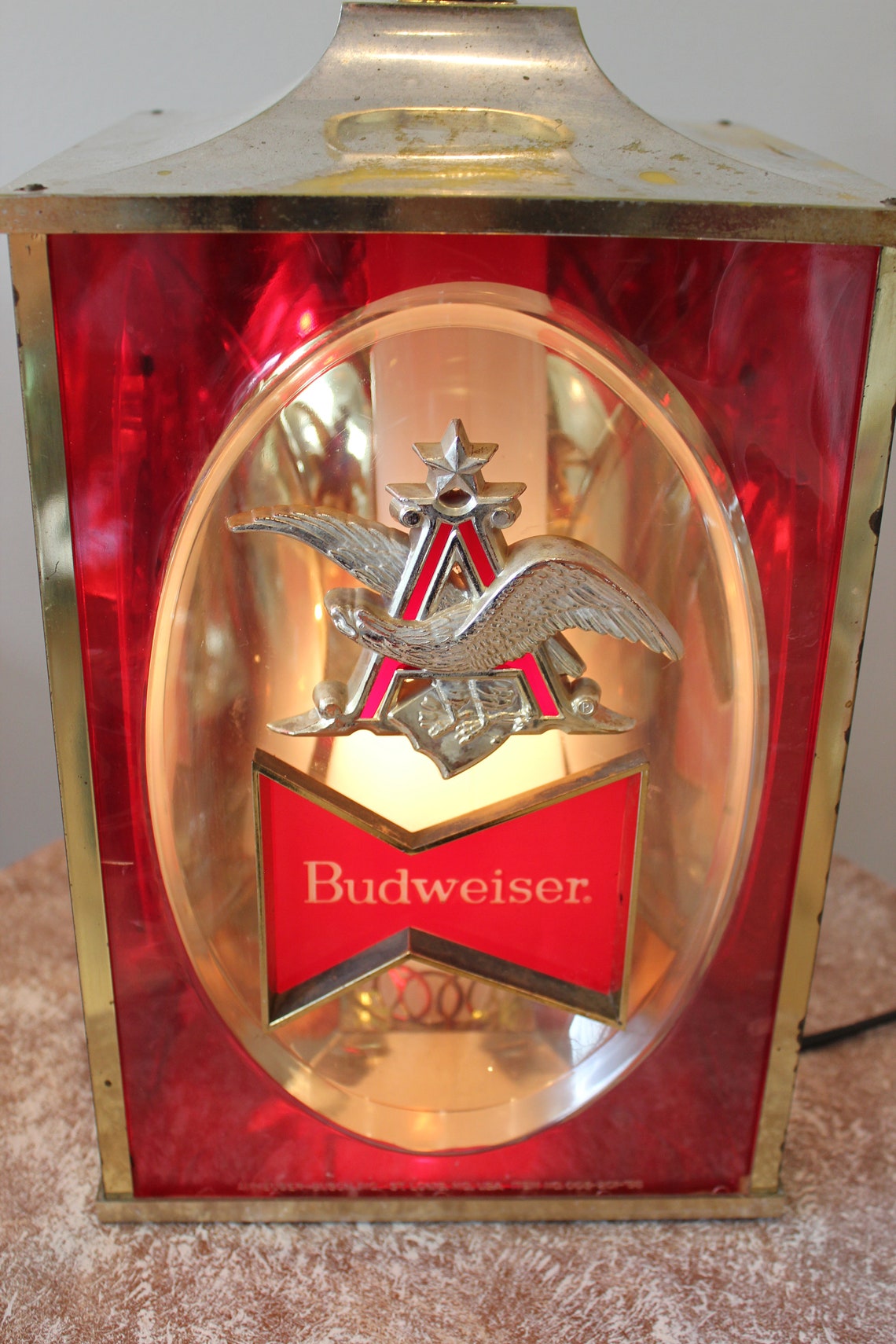 Budweiser Anheuser-Busch Beer Light Hanging Light 1968 | Etsy