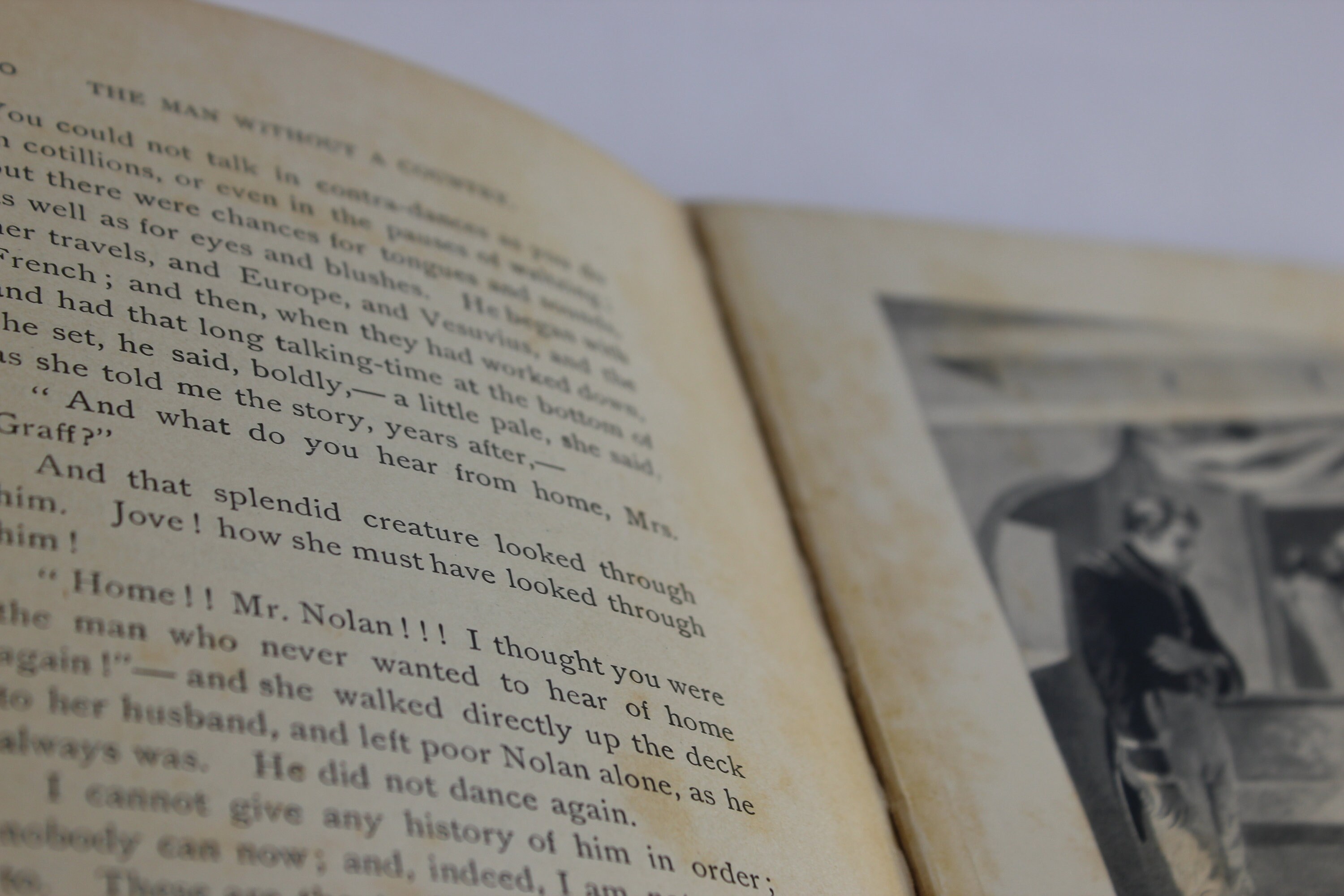 The Man Without a Country Book Civil War Red Edward - Etsy