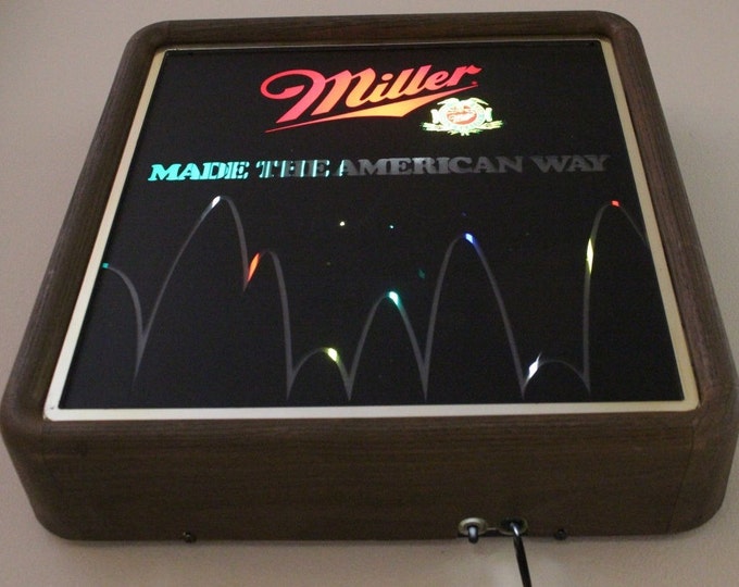 Vintage Miller Bouncing Ball Sign, Miller Motion Sign, Miller Beer ...