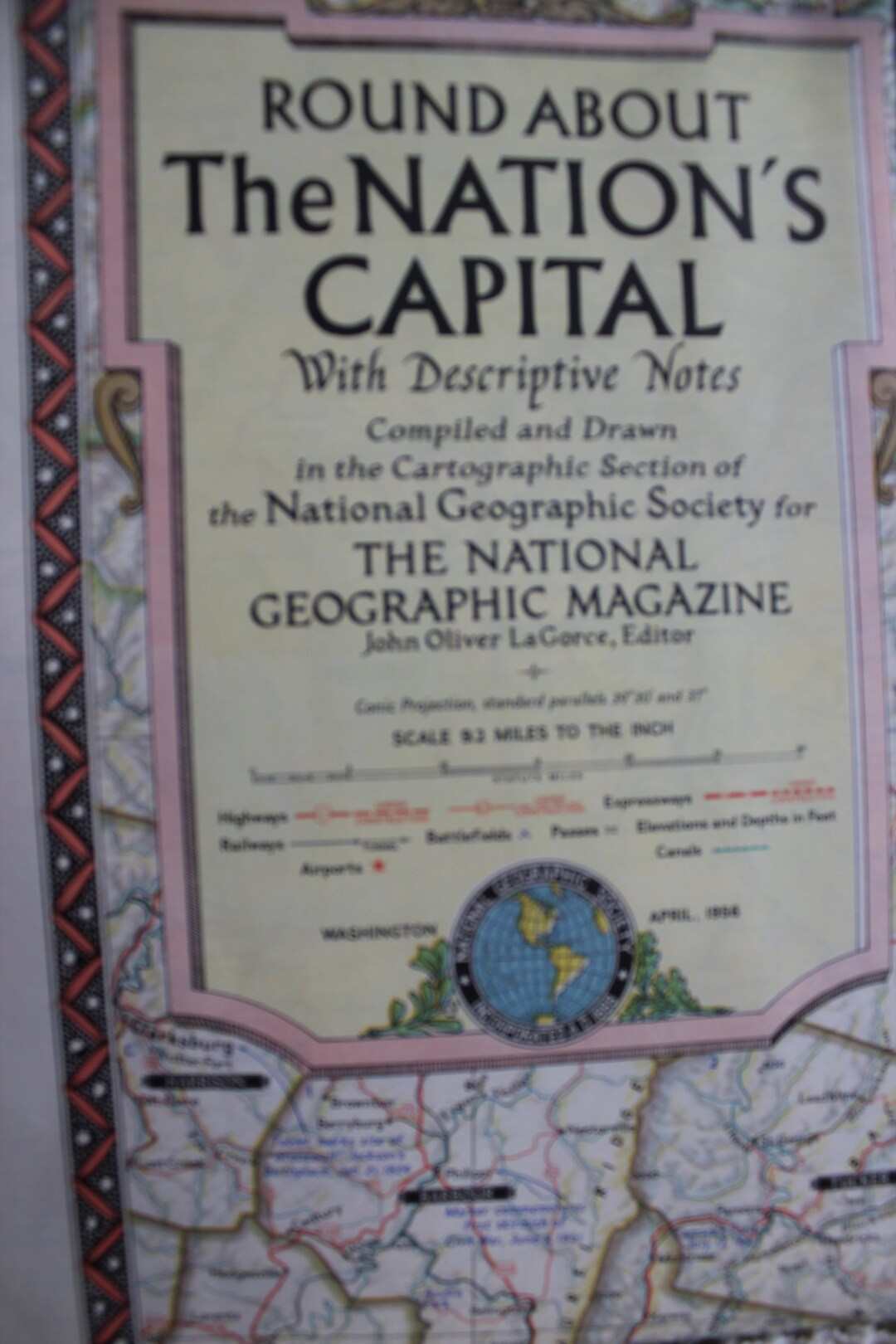 Maps, Map, National Geographic, Poster, Project, Suitable for Framing ...