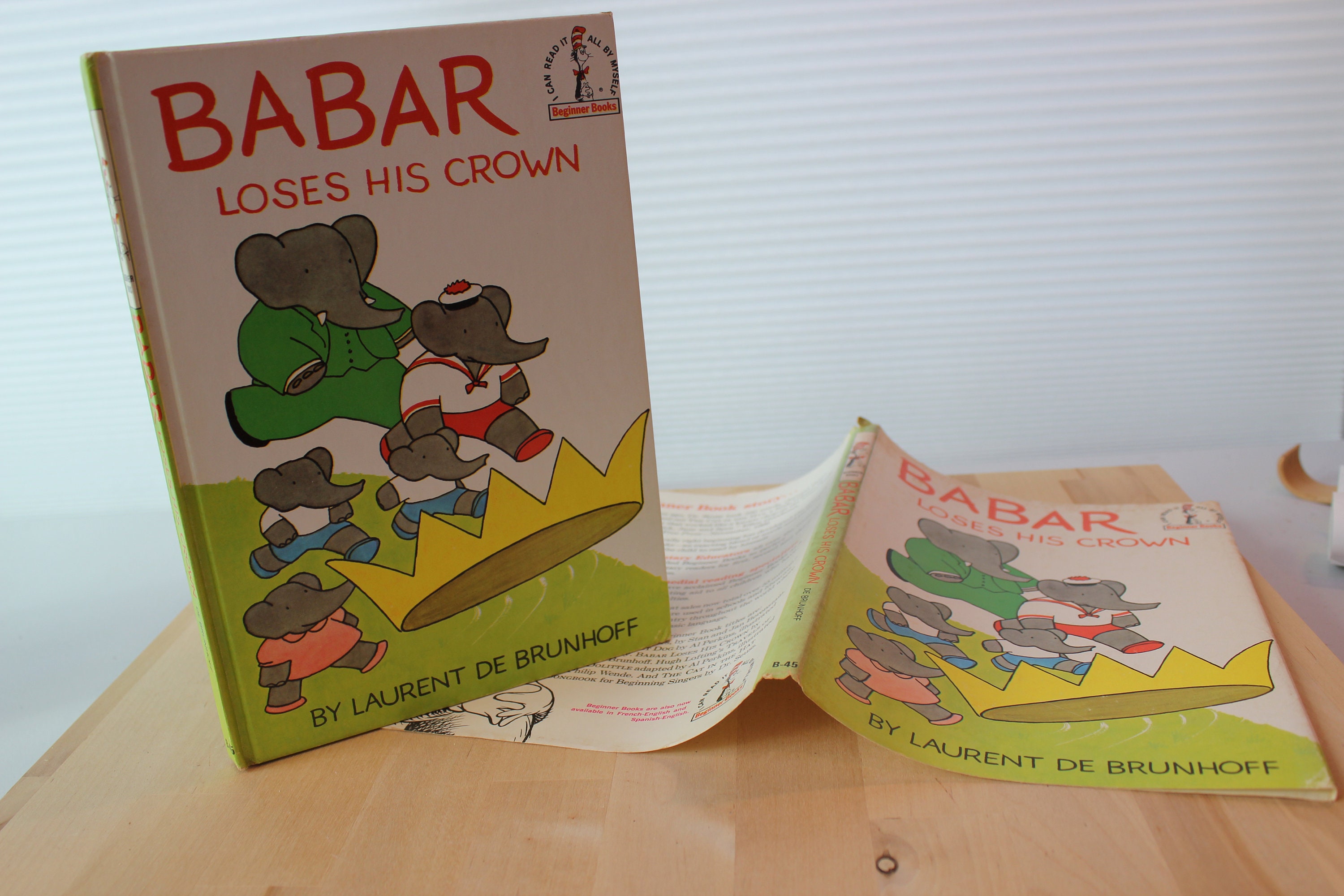 Babar Loses His Crown, Babar, Story Book, Elephant, 1967, Beginner ...