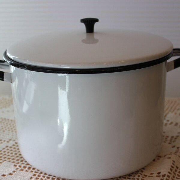 White Enamelware - Etsy