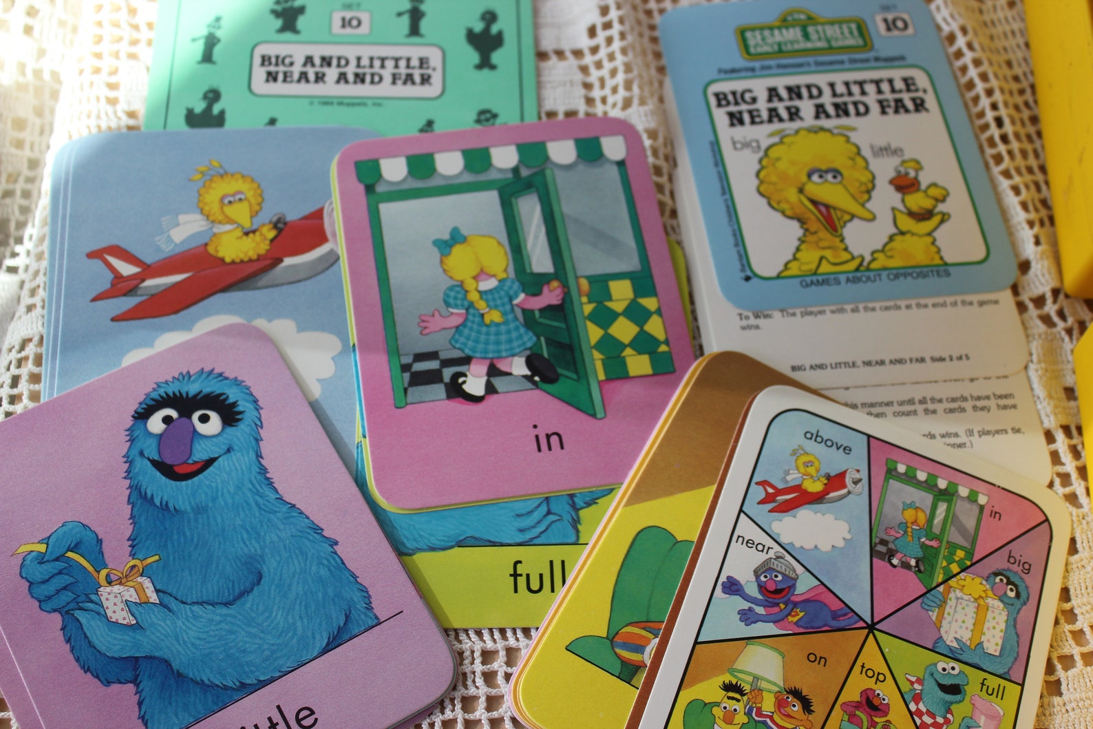 Sesame Street Early Learning Games Box Of Games Cards Etsy Sesame Street Early Learning Games Box Of Games Cards Etsy
